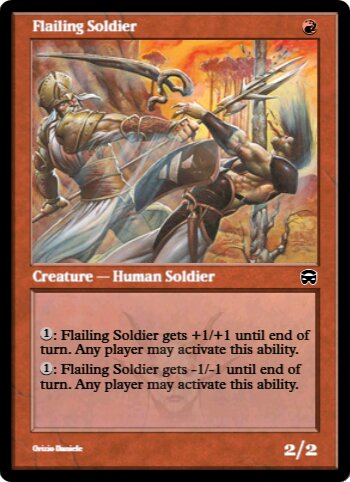 Flailing Soldier