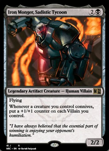 Iron Monger, Sadistic Tycoon