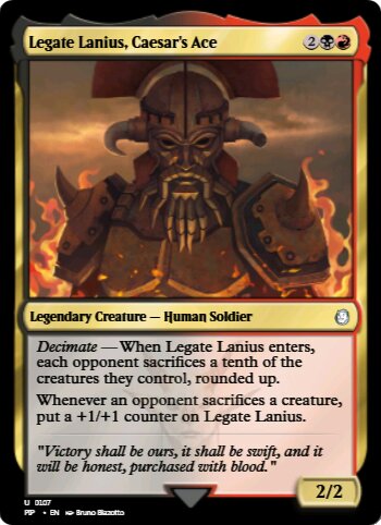 Legate Lanius, Caesar's Ace